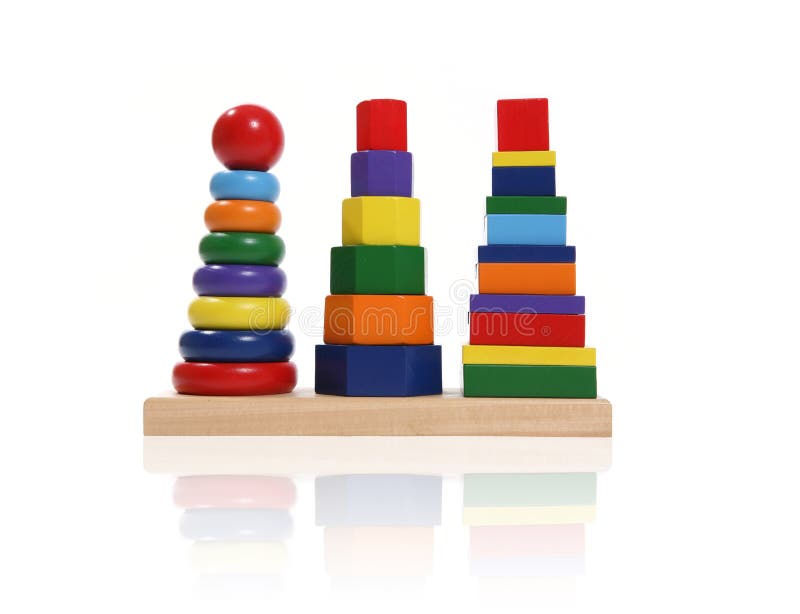 Colorful Toy Blocks stock photo. Image of yellow, stack - 1426448