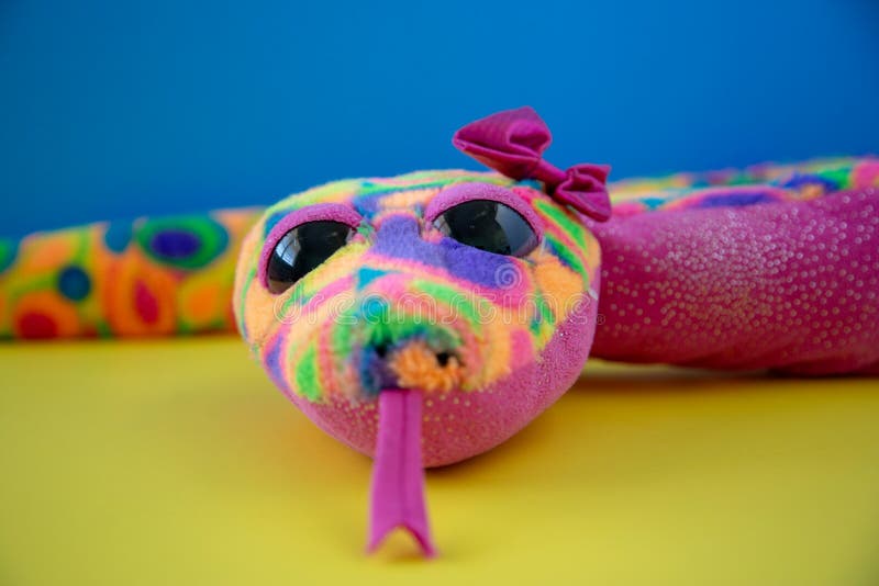 Colorful toy snake stock photo. Image of childhood, child - 141792554