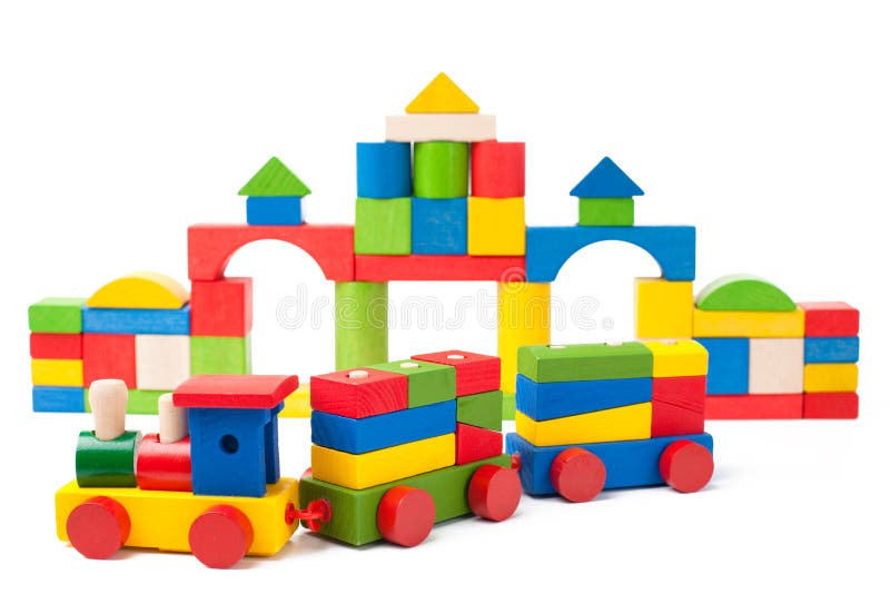 Box with many toys stock photo. Image of build, isolated - 35020070