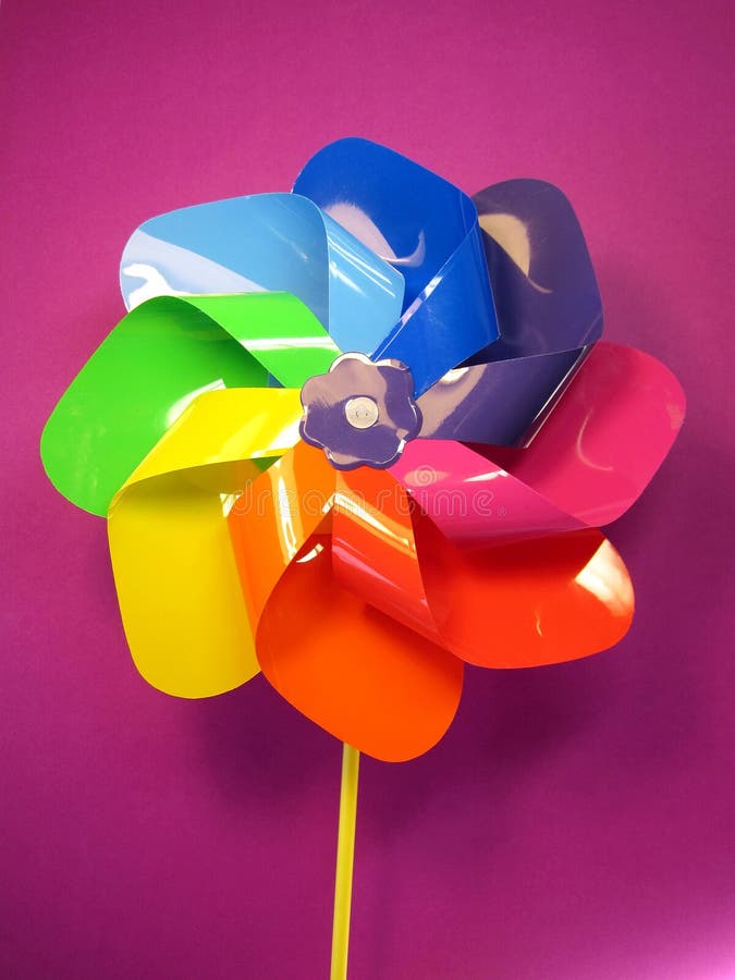 Colorful Toy Weathervane - Isolated Stock Image - Image of colorful ...