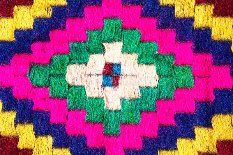 Colorful Traditional Woven Pattern Stock Photo - Image of traditional ...