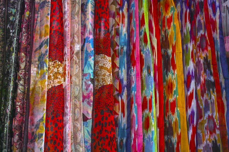 Colorful traditional silk stock photo. Image of traditonal - 35852256