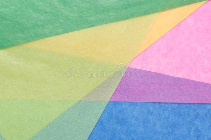 Colorful Translucent Construction Paper Sheets Stock Photo - Image of ...