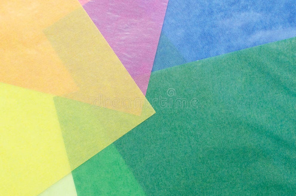 Colorful Translucent Construction Paper Stock Photo - Image of lines ...