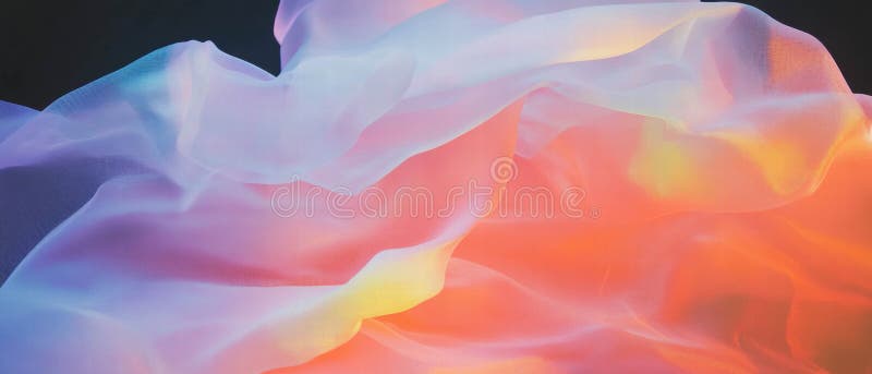 Colorful Translucent Sheet with Subtle Texture Variations and Layered ...