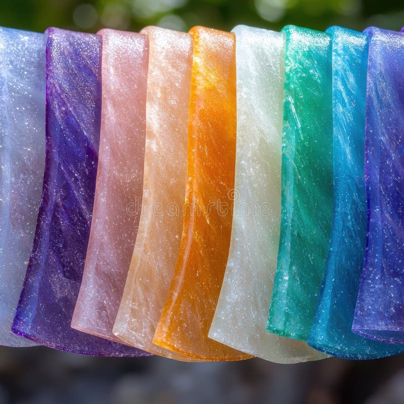 Colorful Translucent Soap Bars Stock Illustration - Illustration of ...