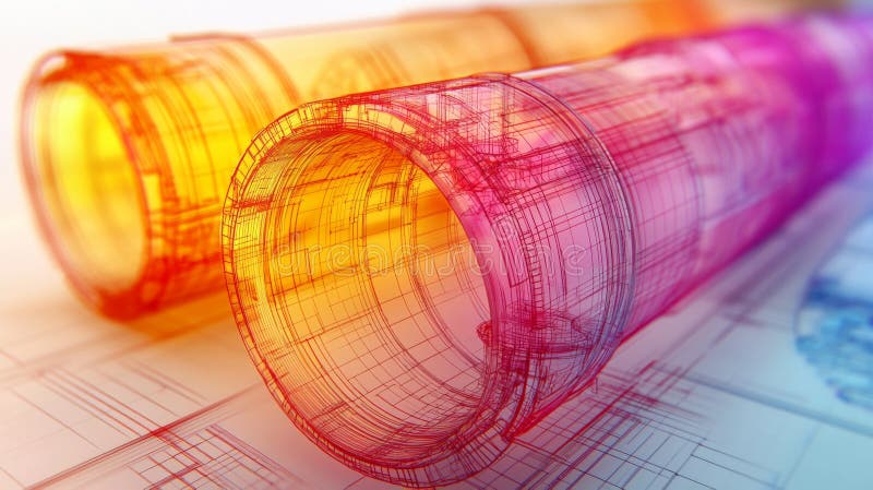 Colorful Translucent Tubes Designed for Engineering Applications in a ...