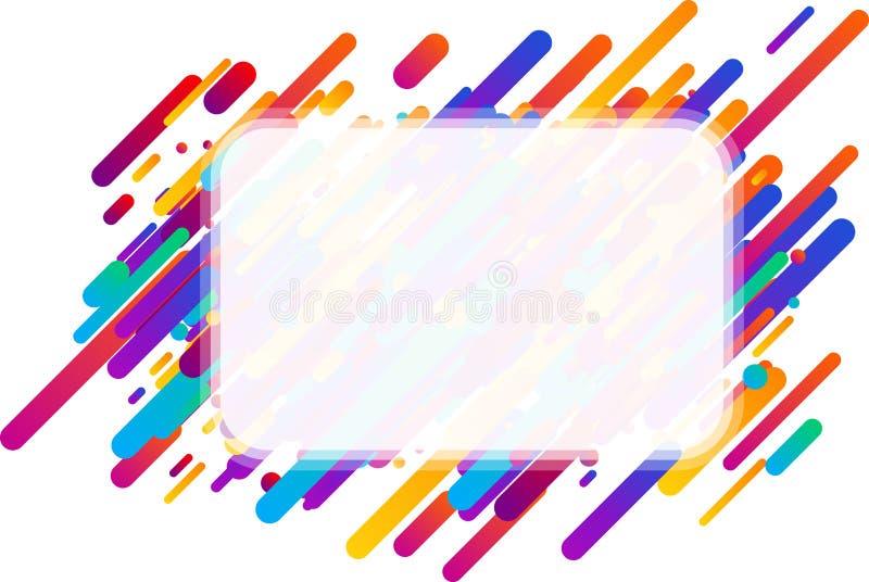 Colorful Transparent Abstract Background on White. Stock Vector ...