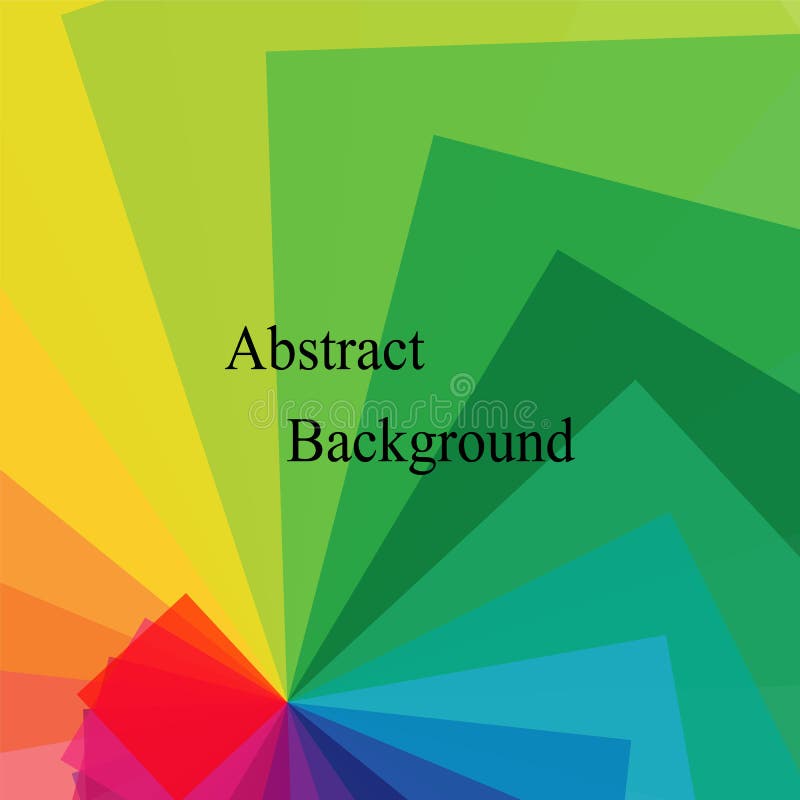 Colorful Transparent Polygons Twisted in Spiral. Abstract Background ...