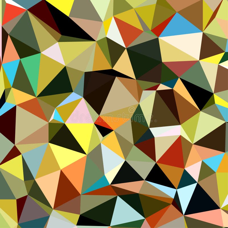 Colorful Triangle Abstract Background Stock Vector - Illustration of ...