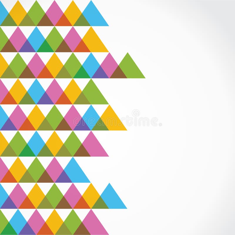 Colorful Triangle Background Stock Vector - Illustration of pattern ...