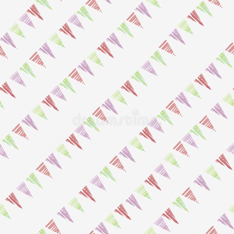 Colorful Triangle Diagonal Print Seamless Repeating Pattern Stock ...