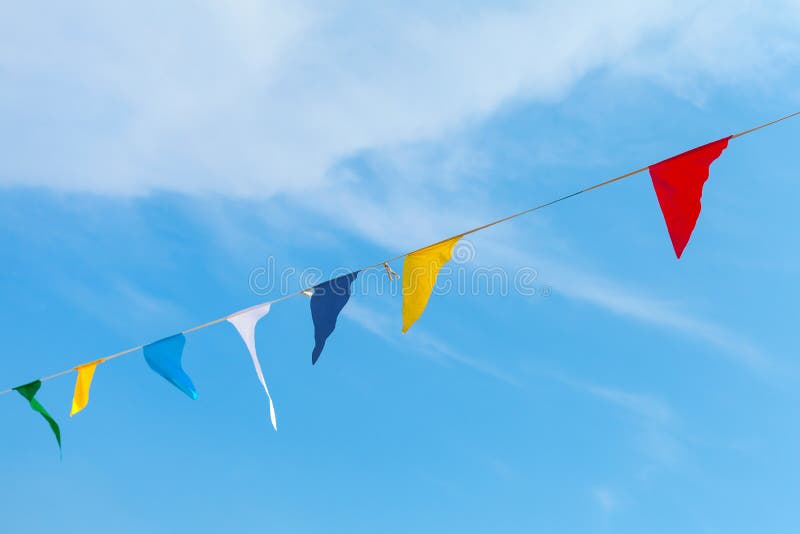 572 Colorful Triangle Flags Rope Stock Photos - Free & Royalty-Free ...