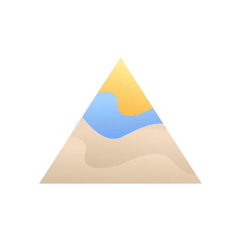 Colorful Triangle Illustration. Creative Design Stock Vector ...