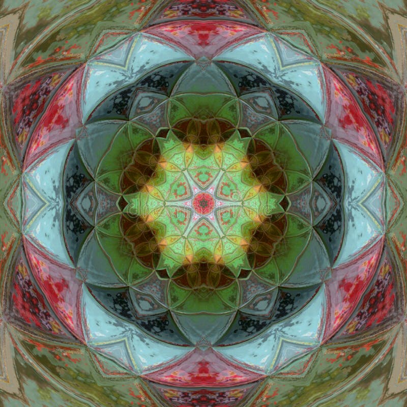 Triangle mandala pattern stock image. Illustration of detente - 192975375