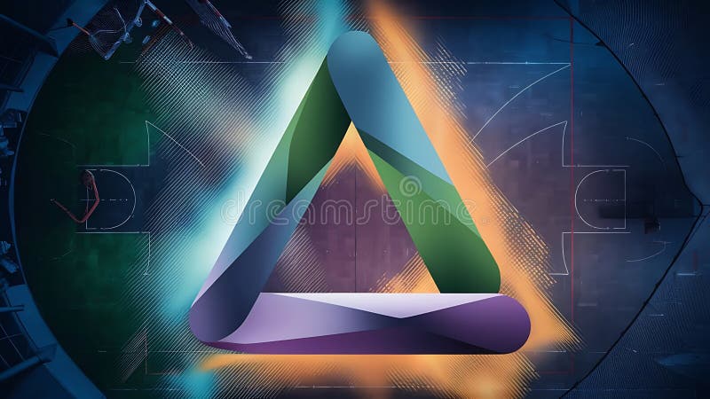 Colorful Triangle Font Stock Illustrations – 24,250 Colorful Triangle ...