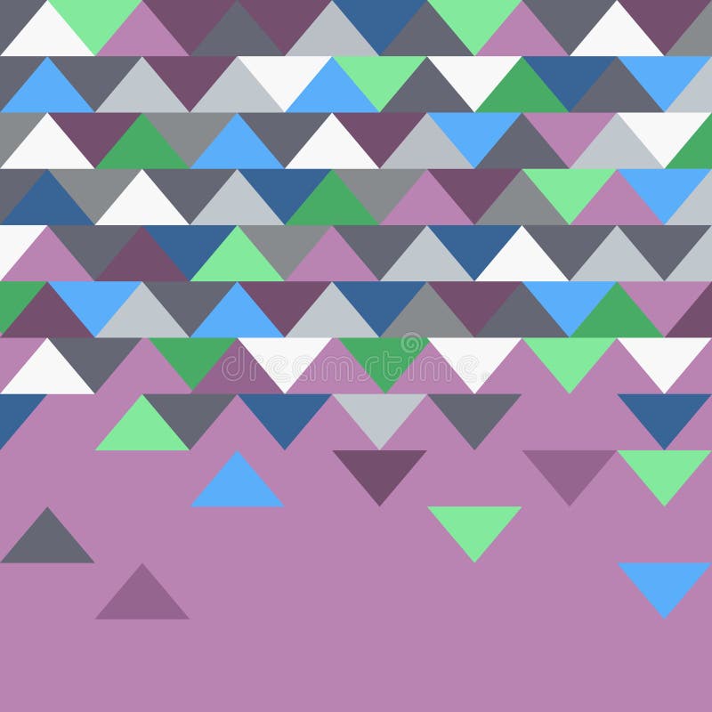 Colorful Triangles Art Background Stock Illustration - Illustration of ...
