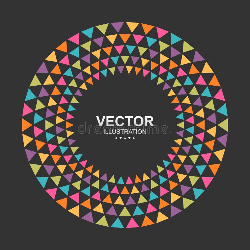 Colorful Circle Web Template Stock Vector - Illustration of design, chart: 42612618