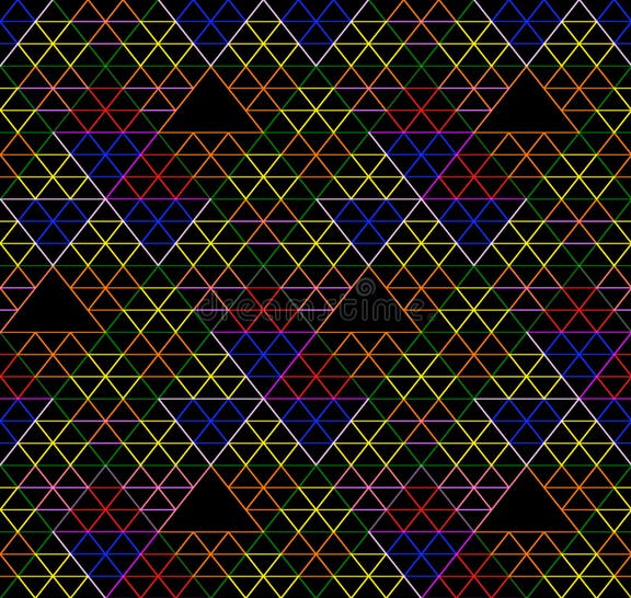 Black Outlined Triangle Stock Illustrations – 727 Black Outlined ...