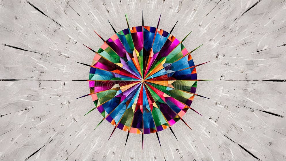 Triangles Radiating Stock Illustrations – 281 Triangles Radiating Stock ...