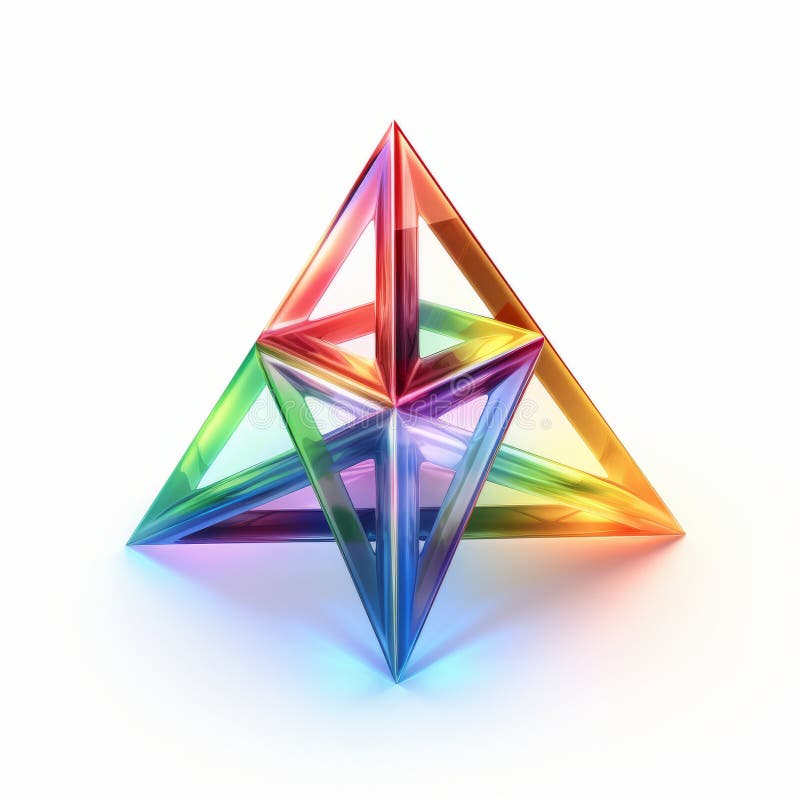 Three Dimensional Triangle Stock Illustrations – 7,898 Three ...
