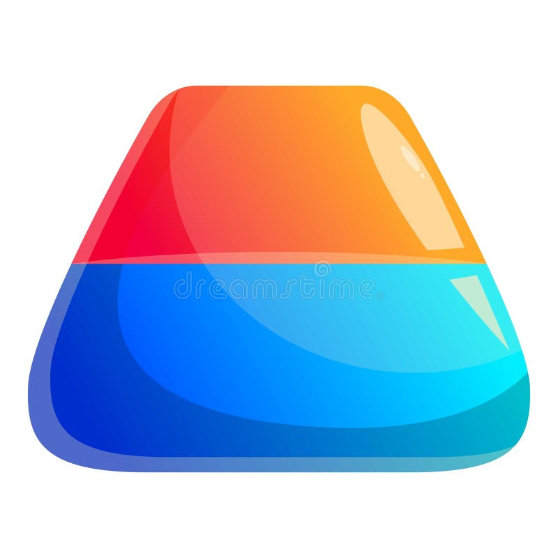 Colorful Triangular Shaped Candy Showing Two Flavors Stock Vector ...