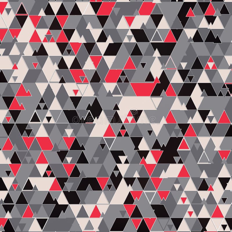 Colorful Triangular Shapes Pattern. Modern Presentation Template. 3d ...