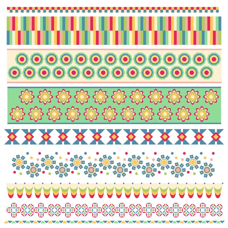 Trim Collection with Hearts Stock Vector - Illustration of hearts ...