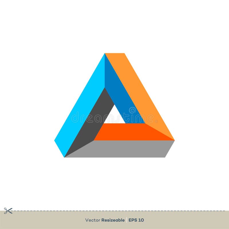 Triangle Trinity Vector Logo Template Illustration Design. Vector EPS ...