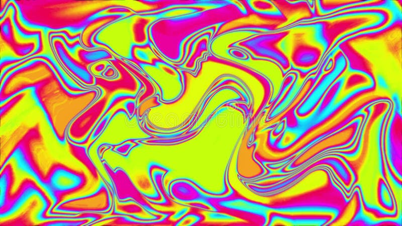 Colorful Trippy Psychedelic Circles Background - Loop Abstract ...