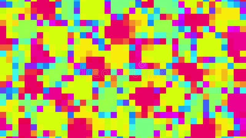 Colorful Trippy Psychedelic Squares Background - Loop Abstract Illusion ...