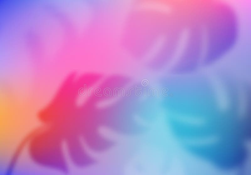 Colorful Tropical Gradient Background. Abstract Vector with Tropical ...