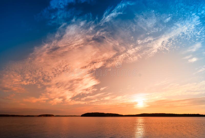 Sunrise Hues stock image. Image of dawn, ohio, colorful - 42662731