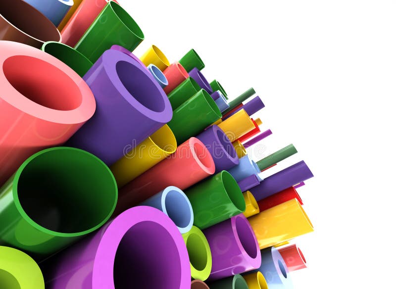 Colorful tubes stock illustration. Illustration of tunnel - 14917905