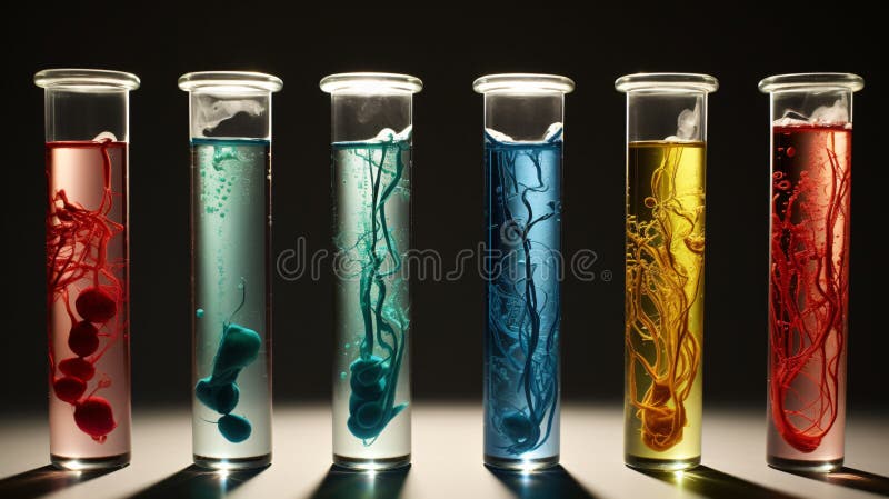 Colorful Tubes with Inner Coatings for Various Applications Stock ...