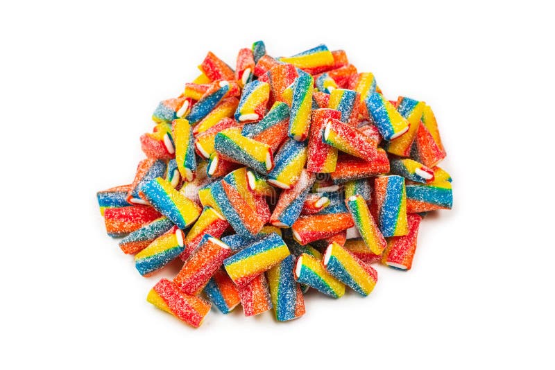 Colorful Tubes, Jelly Candies Stock Image - Image of lollypop, candy ...