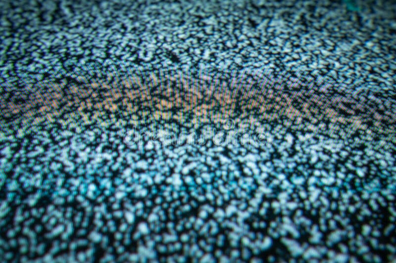 Colorful TV Static Broadcast Interference with Abstract Patterns Stock ...