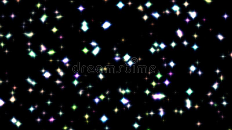 Colorful Twinkle Star Blinking Animation Background Stock Video - Video ...