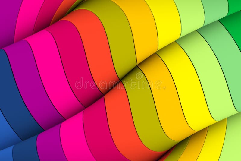Colorful Twist Abstract Background Stock Illustration - Illustration of ...