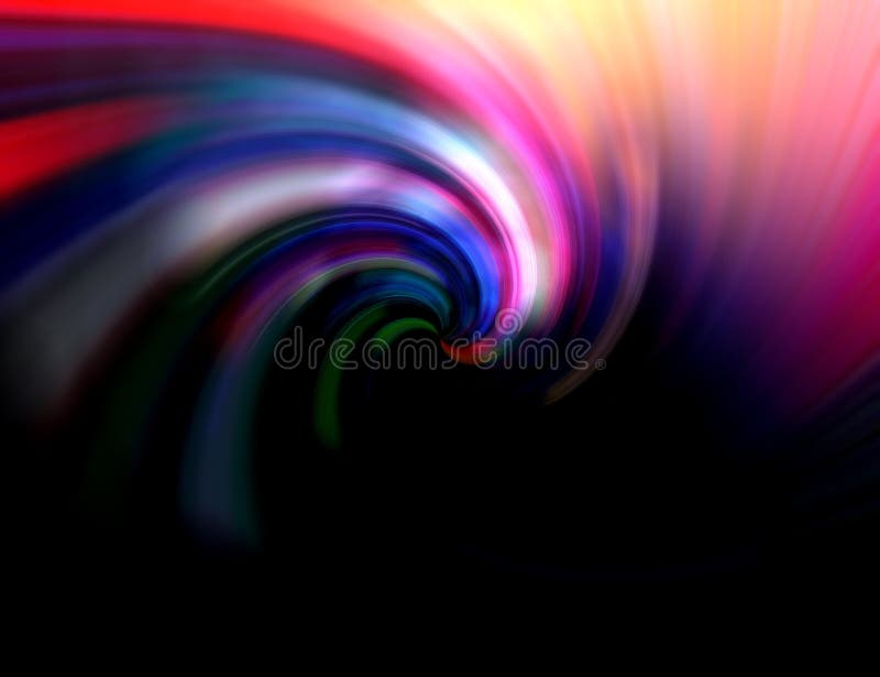 The Colorful Twist Motion on Abstract Background Stock Illustration ...