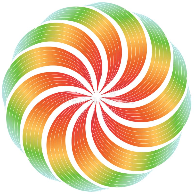 Colorful Twisted Frame with Stars Stock Vector - Illustration of curve ...