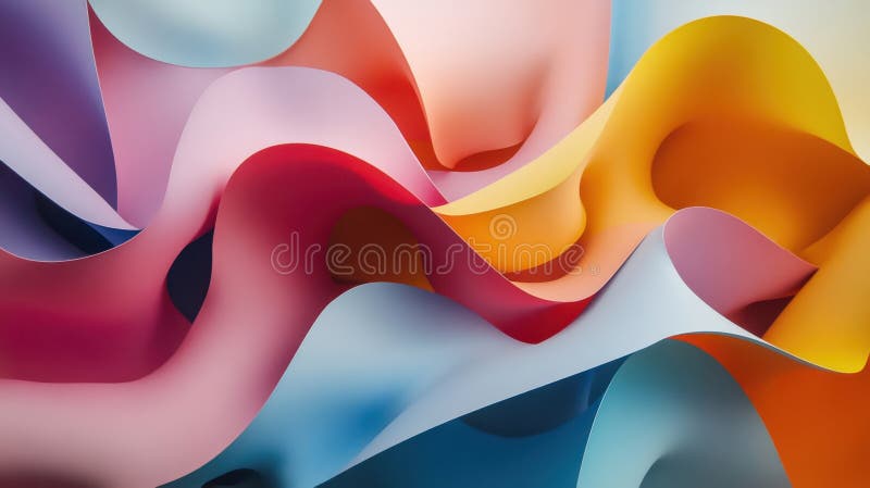 Colorful Twisted Shapes in Motion Texture for Dynamic Effect Stock ...