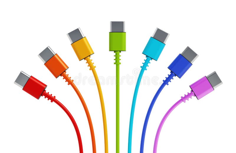 Rainbow Color Network Cables Stock Illustrations – 76 Rainbow Color ...