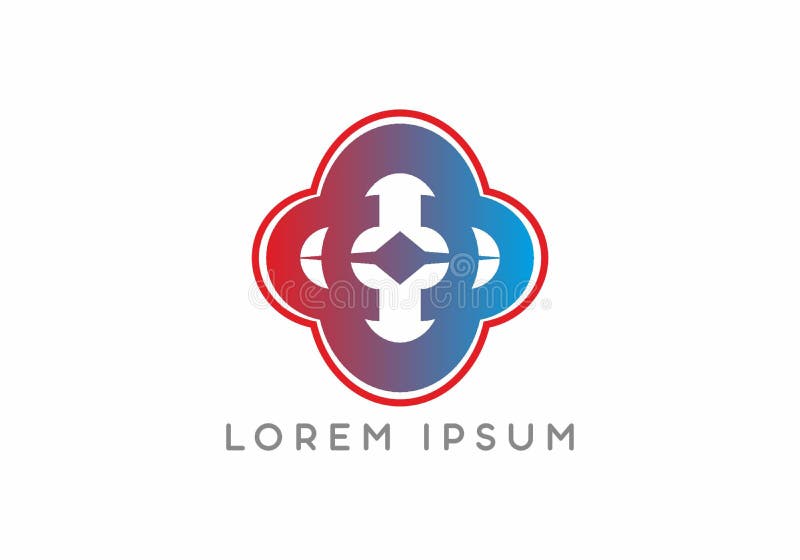 Colorful Unique of Abstract Shape Stock Vector - Illustration of ...