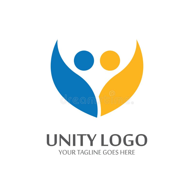 Colorful Unity Concept Logo Icon Vector Template. Stock Vector ...