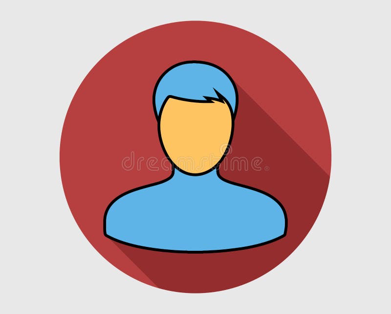 Colorful User Icons stock vector. Illustration of head - 54033627