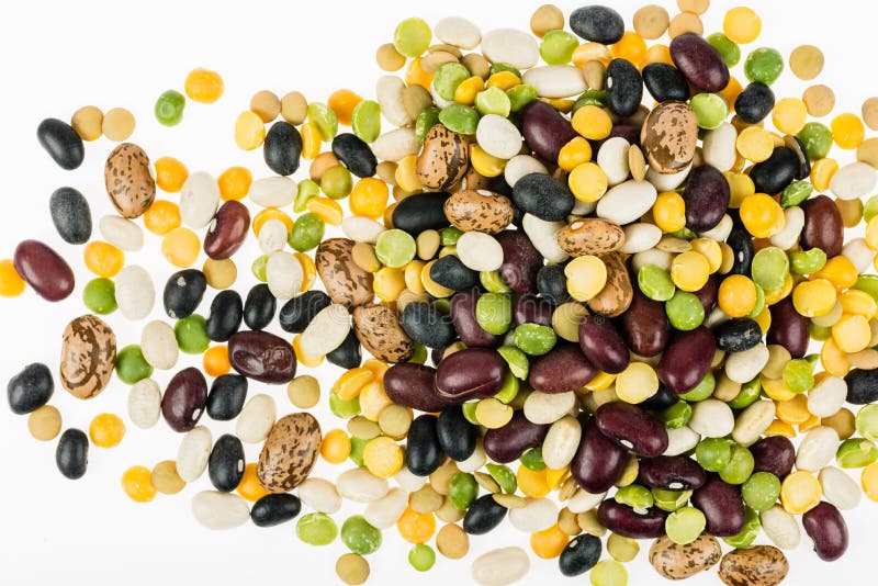 Dry beans and peas stock image. Image of bean, detail - 12514237