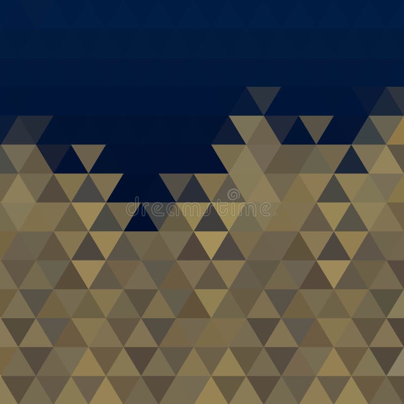 Colorful Abstract Background. Green, Yellow and Orange Triangles ...