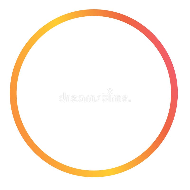 Colorful Vector Circle. Round Frame Stock Vector - Illustration of ...