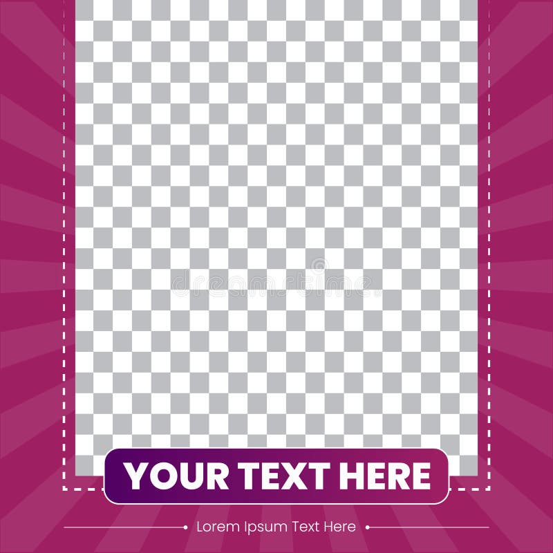 Colorful Vector Frame Background Template Design Stock Vector ...
